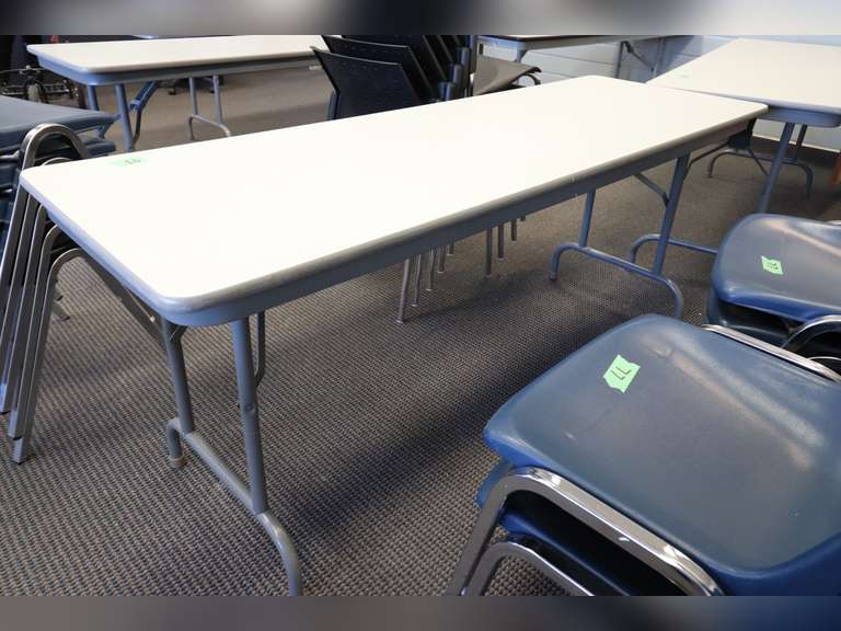 Laminate folding table 72"L x 24"W x 30"H - Adam Marshall Land ...