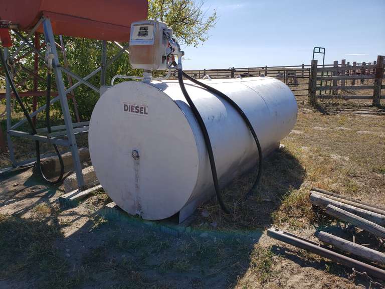 UPDATED: 1,000 gal diesel barrel with electric pump. Will have approx ...