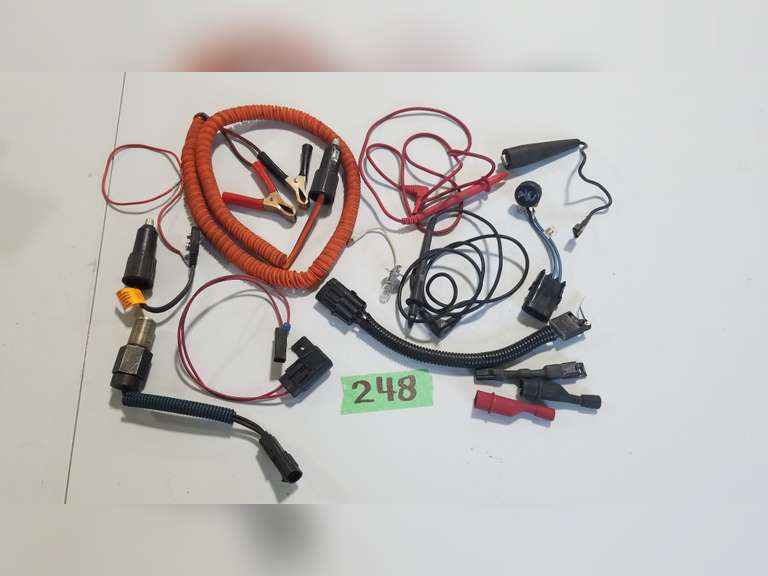 Misc electrical test cords - Adam Marshall Land & Auction, LLC
