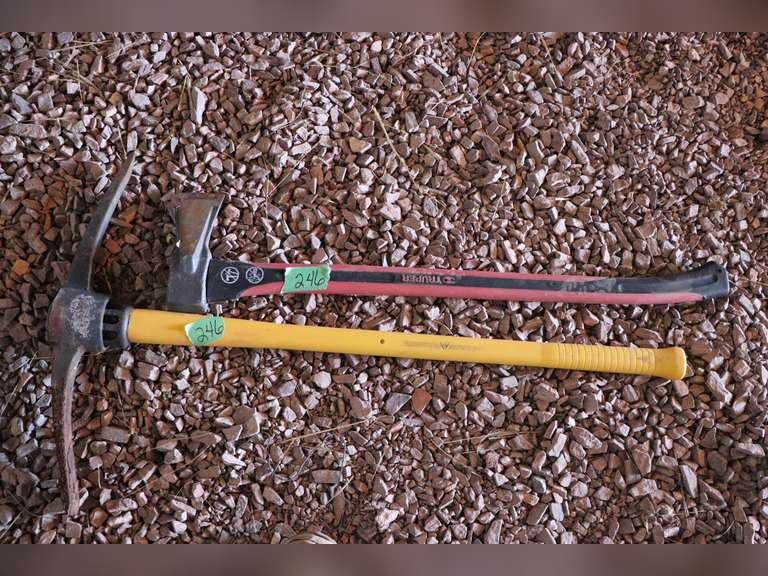 Pick axe and axe - Adam Marshall Land & Auction, LLC
