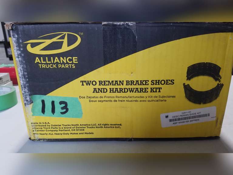 Alliance Parts Brake Shoe Exc Kit 4515X - ABP MK4515X 20 Prem - NEW in ...