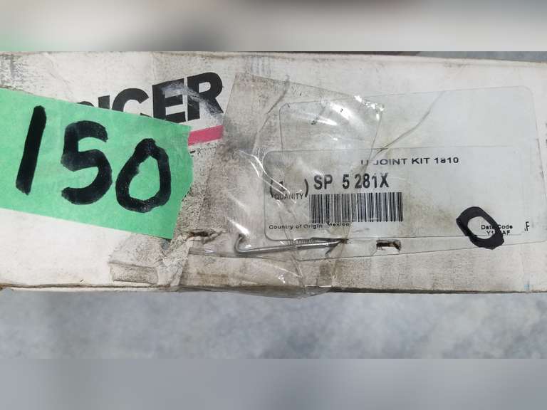 Spicer U-Joint Kit (1) SP 5 281X - Opened, (1) SP 5 674X - Opened ...