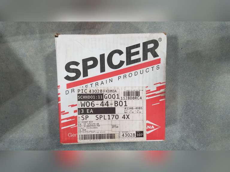 (3) Spicer U-Joint Kit SP 5 407X - 2 NEW in Box - 1 Opened - Adam ...