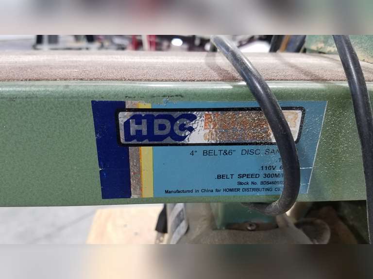 Homier Distributing 4" Belt & 6" Disc Sander and Table - Adam Marshall ...