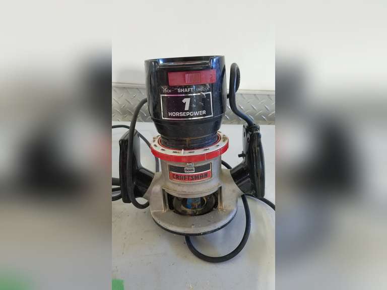 Craftsman Router and Craftsman Planer - Adam Marshall Land & Auction, LLC