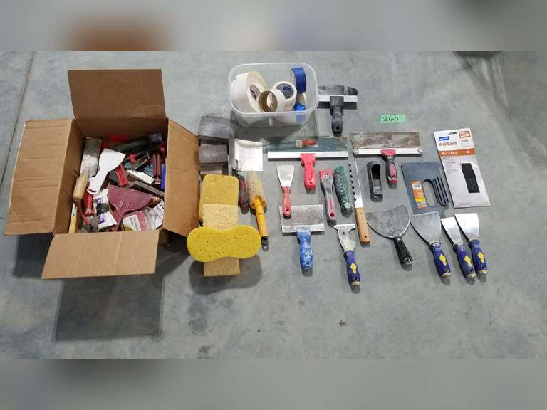 Box of Drywall Supplies - Adam Marshall Land & Auction, LLC