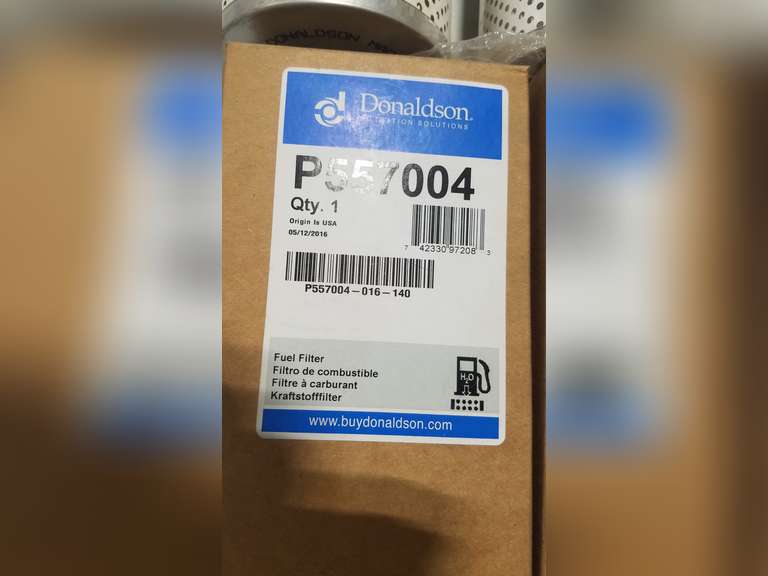Donaldson Fuel Filters (3) P550849, (1) P551011, (2)P557004, (1)P550686 ...