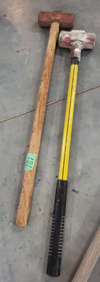 2 sledge hammers - Adam Marshall Land & Auction, LLC