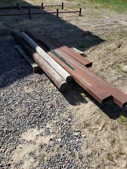 33' approximate metal tubing 2x6' and posts - Adam Marshall Land ...