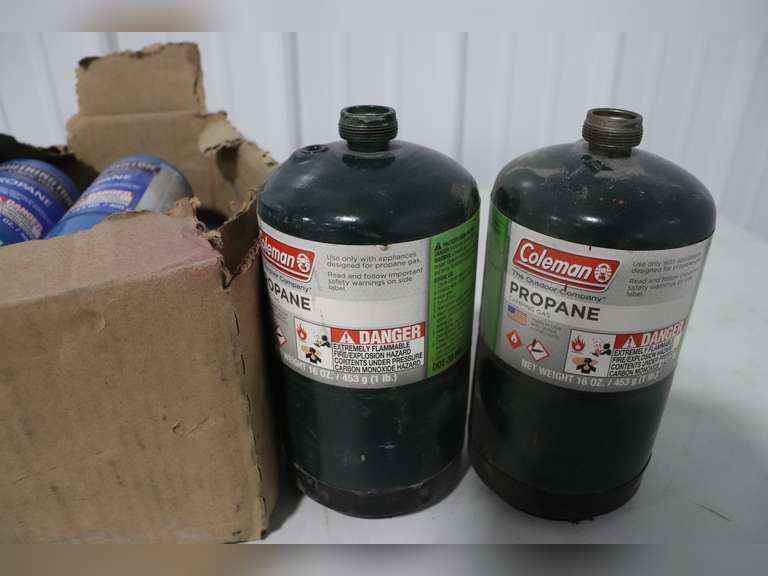 Small Propane tanks, 12 Worthington, 2 - Coleman - Adam Marshall Land ...