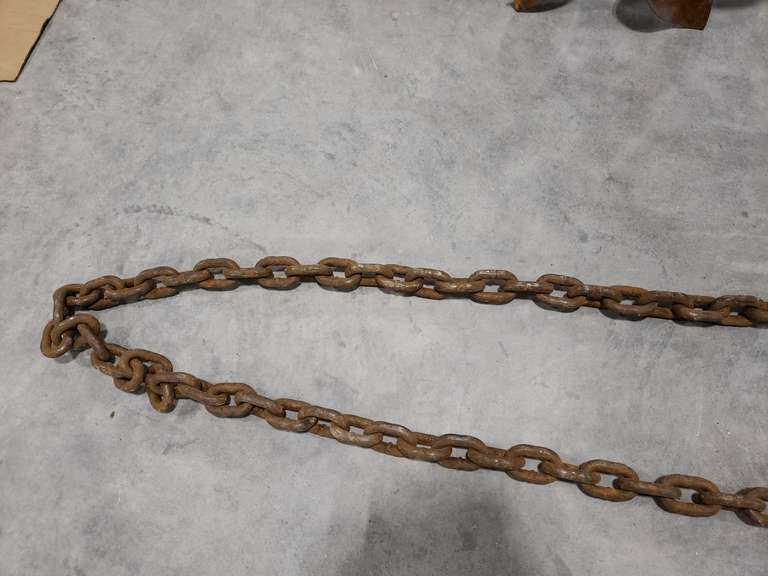 Heavy duty log chain with hooks, 24ft. - Adam Marshall Land & Auction, LLC