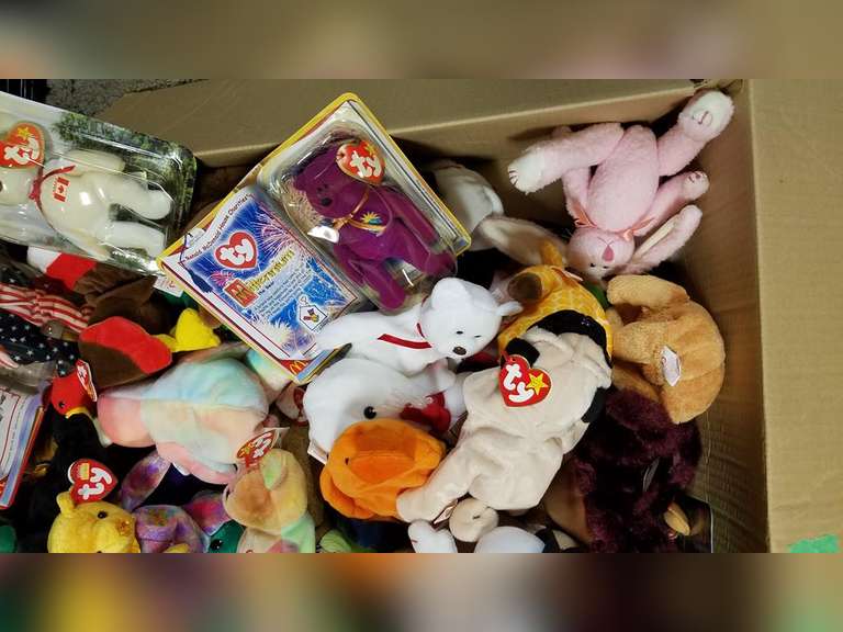 Box Of Ty Beanie Babies - Adam Marshall Land & Auction, LLC