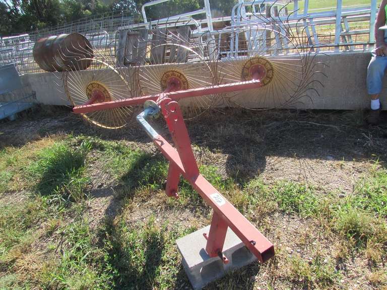 Three Point 3 Wheel Hay Turner - Adam Marshall Land & Auction, LLC