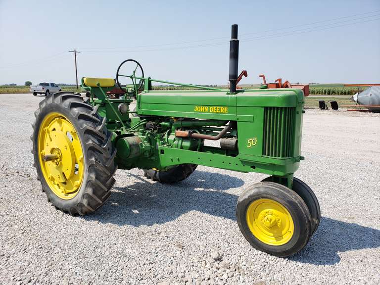 John Deere Model 50 tractor - Adam Marshall Land & Auction, LLC