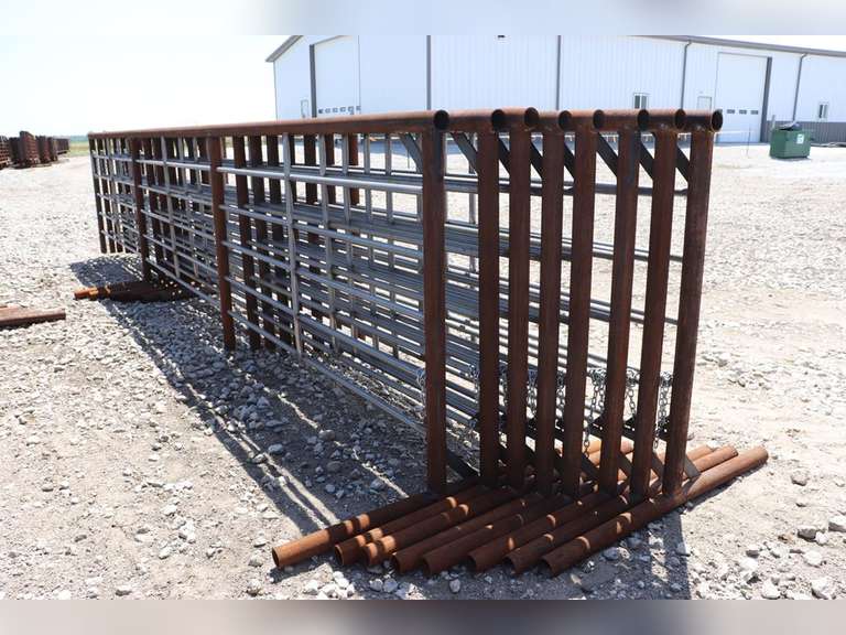 24ft. Free Standing Panels with piping, sold 8 x bid - Adam Marshall ...