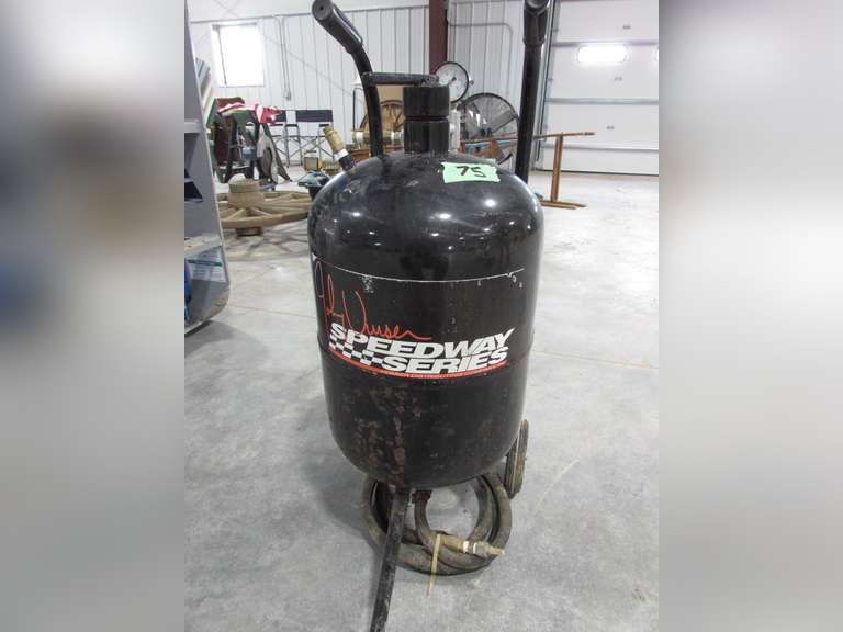 Speedway series air compressor - Adam Marshall Land & Auction, LLC