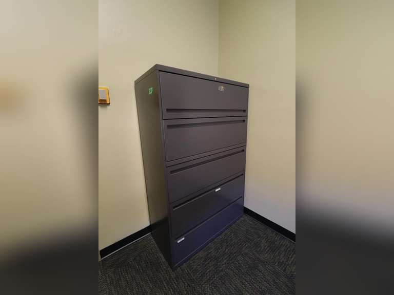 Tall Metal File Cabinet with key 42x64x18" - Adam Marshall Land ...