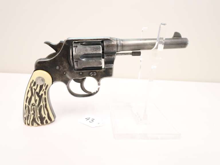 Colt DA 45 US Army Model 1917 Revolver, 45, Grip No.14276, SN: 159882 ...