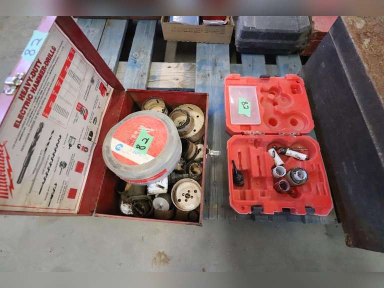 Various hole saws - Adam Marshall Land & Auction, LLC