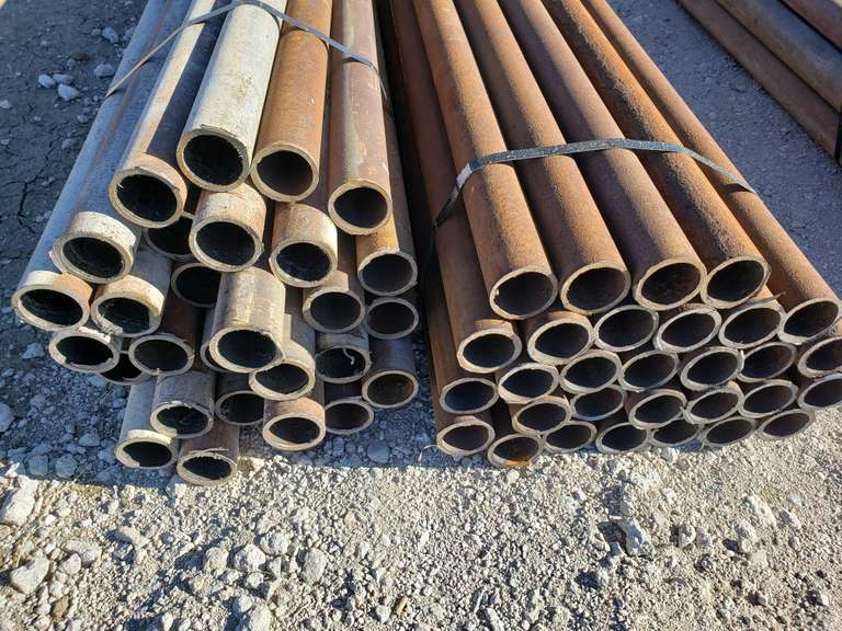 (60) 9 FT x 2 7/8"s Oilfield Pipe Fence Posts - Adam Marshall Land ...