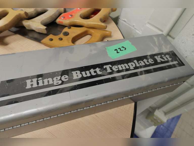 Porter Cable hinge butt template kit - Adam Marshall Land & Auction, LLC