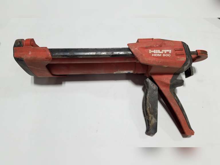 (2) Hilti HDM 500 Manual Anchor Adhesive Dispensers W/One Extra Tube ...