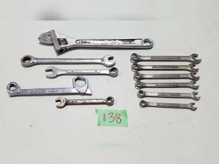 Craftsman Combination Metric Wrench Set & Assorted Wrenches - Adam ...