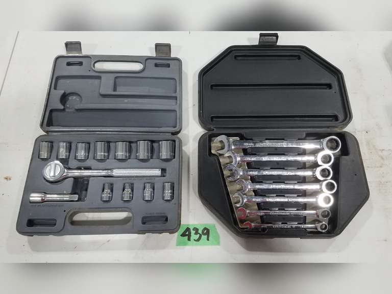 GearWrench Metric Ratcheting Combination Wrench Set W/Case & Evercraft ...