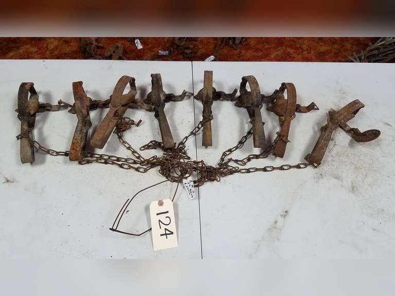 (8) Blake & Lamb #3 Single Spring Traps - Adam Marshall Land & Auction, LLC