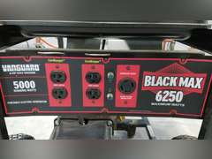 Powermate Black Max 6250 Portable Generator W/Vanguard 9 HP OHV Engine ...