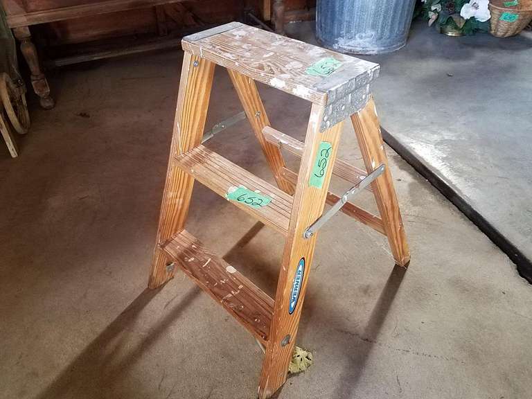 2 Ft Step Ladder - Adam Marshall Land & Auction, LLC