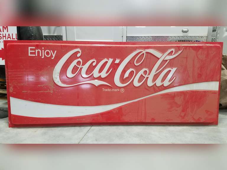 Large Acrylic Coca-Cola Sign - 7' X 33.5" - Adam Marshall Land ...