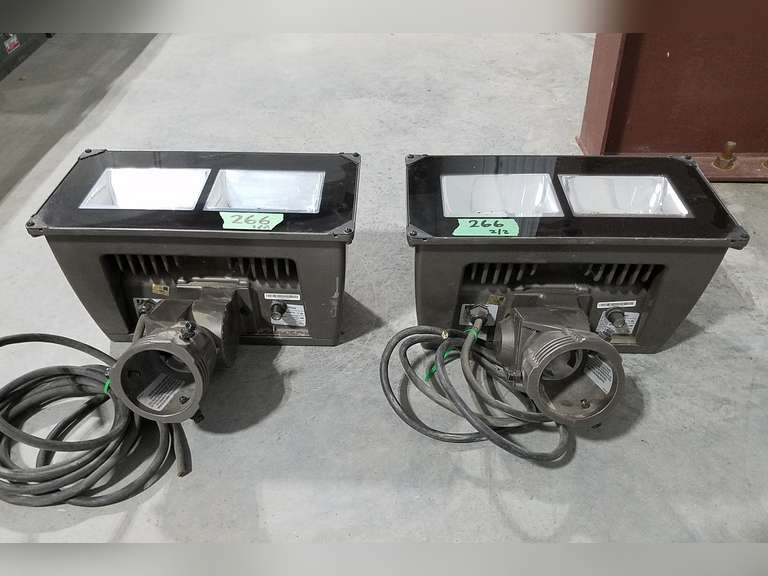 (2) LED Flood Lights - 120V, 125W W/Photo Cell - Adam Marshall Land ...