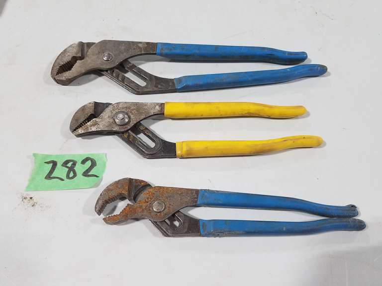 (3) Channel Locks - Adam Marshall Land & Auction, LLC