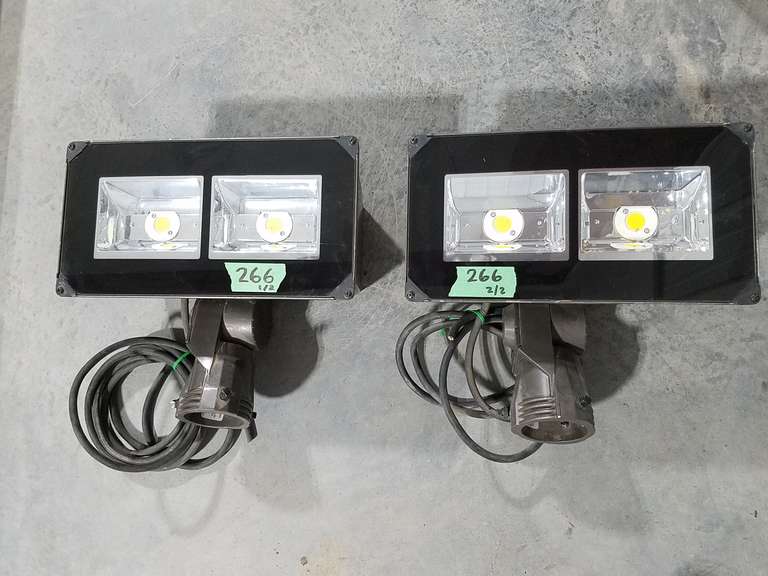 (2) LED Flood Lights - 120V, 125W W/Photo Cell - Adam Marshall Land ...