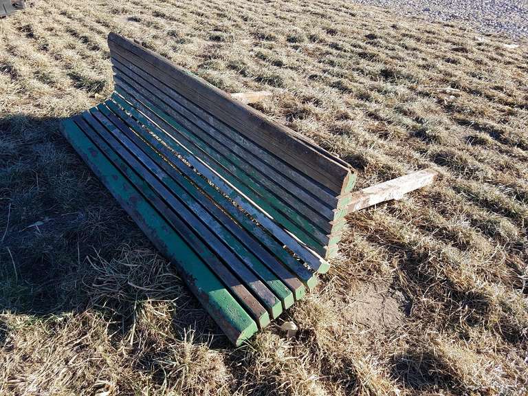 Park Bench, 2 legs, 71" - Adam Marshall Land & Auction, LLC