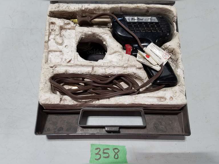 Blue-Point Soldering Gun W/Case - Adam Marshall Land & Auction, LLC