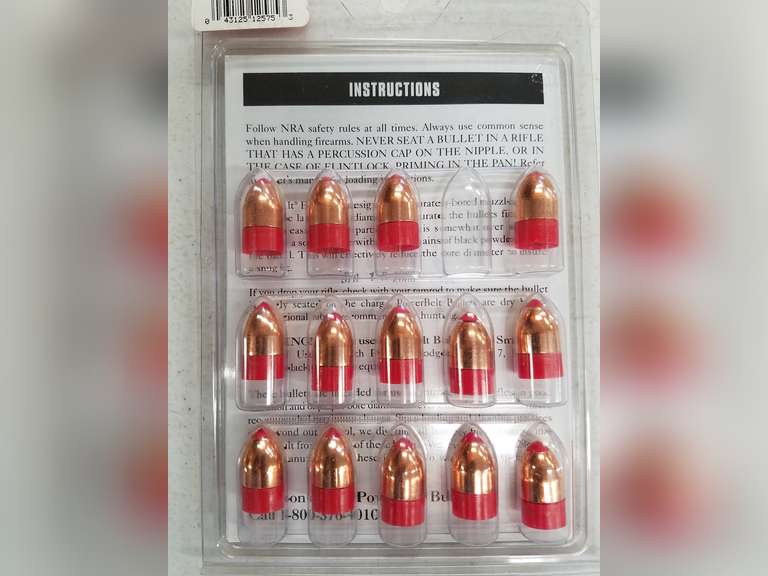 Black Powder - Hornady 50 Cal Lead Round Balls (Approx 100), 58 Cal (14 ...