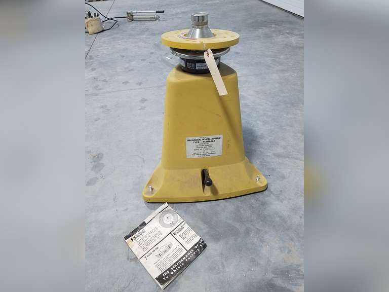 Coats Model M-76 Balancer, Wheel Bubble Type - Portable - Adam Marshall ...