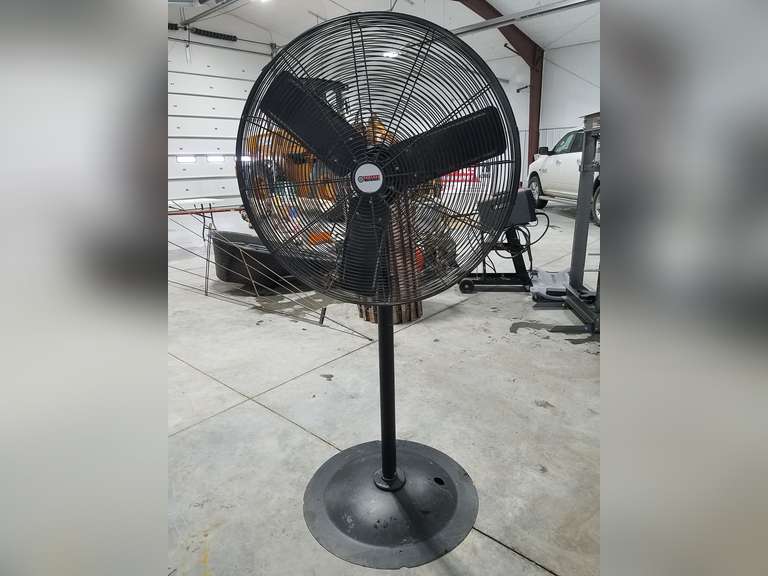 Central Machinery 30" 3 Speed Adjustable Height Fan - Adam Marshall ...