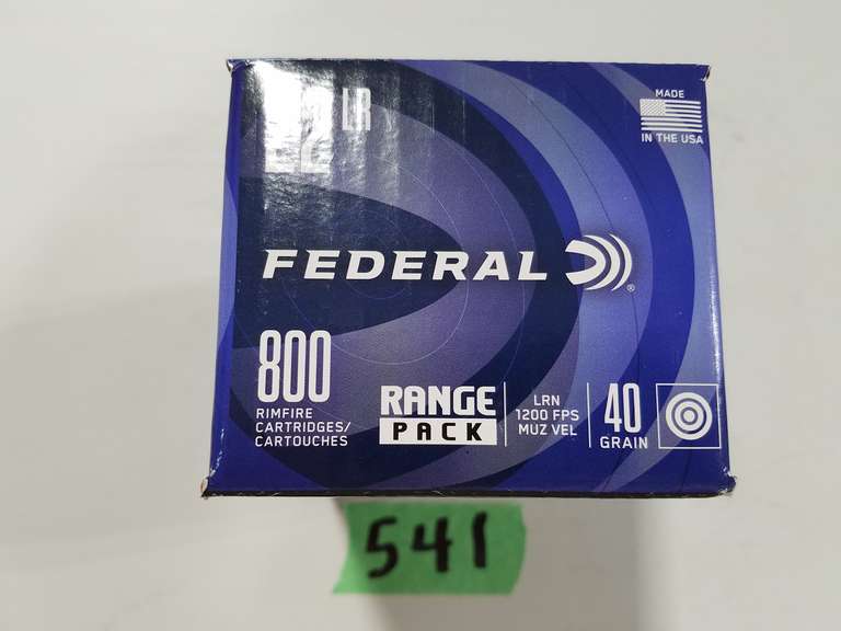 Federal 22LR 40 GR (1 X 800) - Adam Marshall Land & Auction, LLC