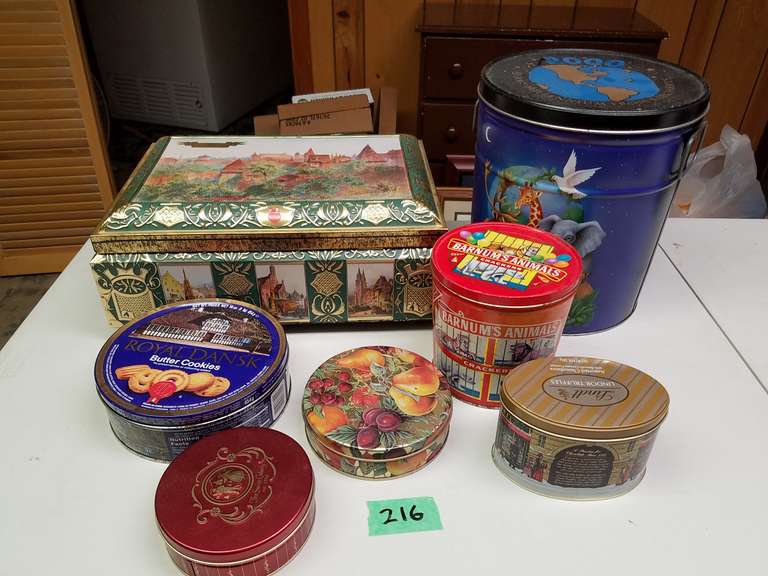 Assorted Tins - Adam Marshall Land & Auction, LLC