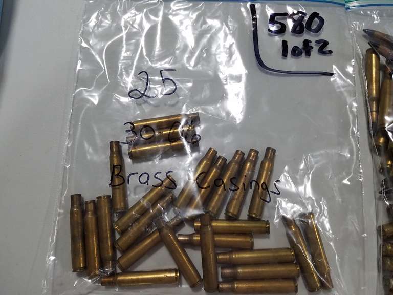 30-06 Brass - Casings Only (25), 30-06 Black Tip Armor Piercing (69), 30-06 (4) - Adam Marshall ...