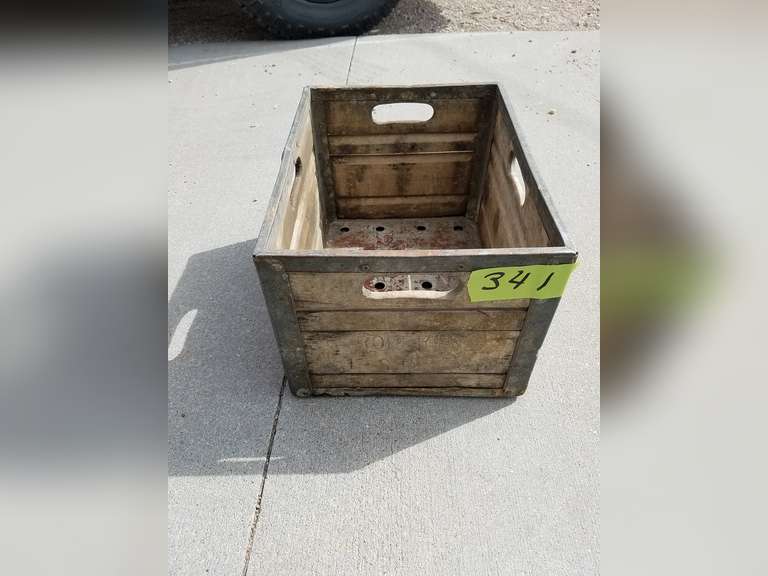 Vintage Roberts Milk Crate - Adam Marshall Land & Auction, LLC