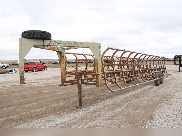 Pride of the Prairie 10 Bale Self Dumping Trailer - Adam Marshall Land ...
