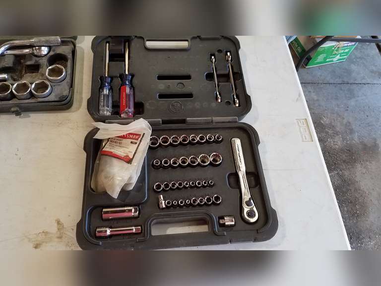 Craftsman 53pc. Complete socket set - Adam Marshall Land & Auction, LLC