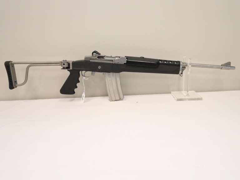Ruger Mini 14 Semi-Auto Rifle, Stainless Steel - 223 - W/Collapsible ...