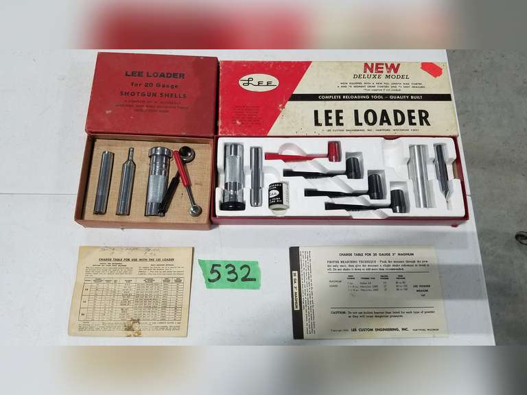 Reloading - Lee Loader - 20 GA, 20 GA 3" Magnum - Adam Marshall Land ...