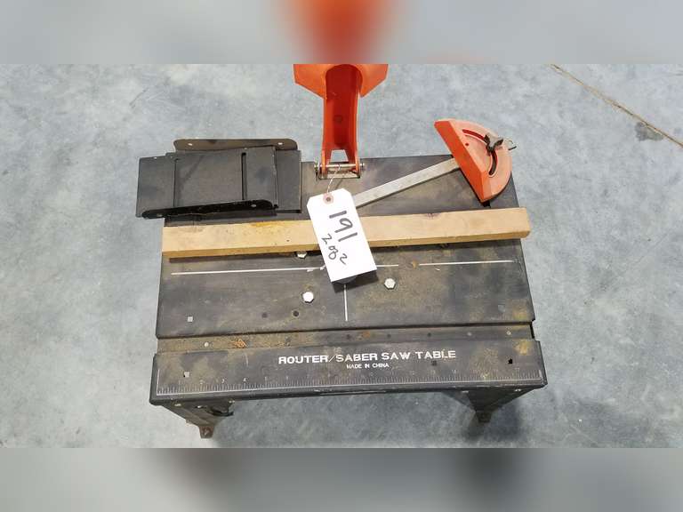 Ryobi Model R160 1.5 HP Router W/Case and Router Table - Adam Marshall ...