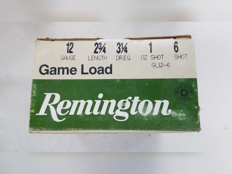 Remington Game Load 12 GA, 2 #/4", 6 Shot - Game Load (1 X 25), High ...